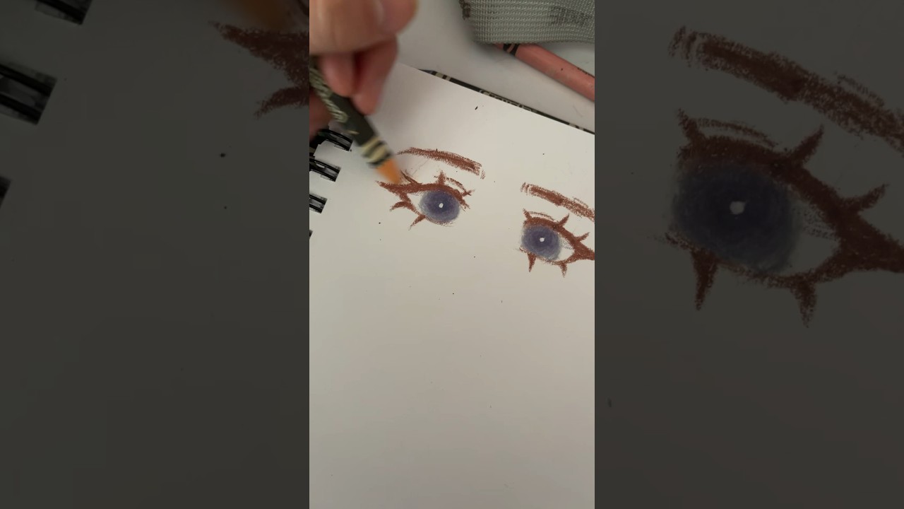 drawing with crayons 🖍️ #art #shorts #drawing