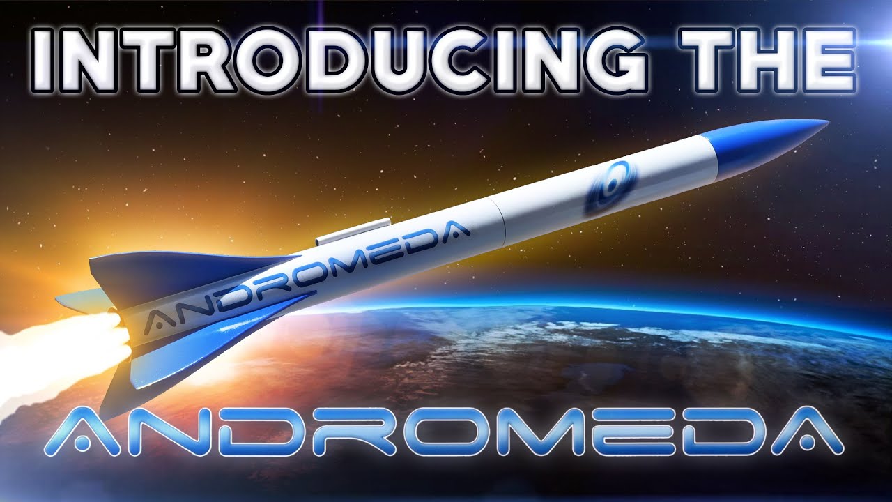 Andromeda Model Rocket Kit Commercial.