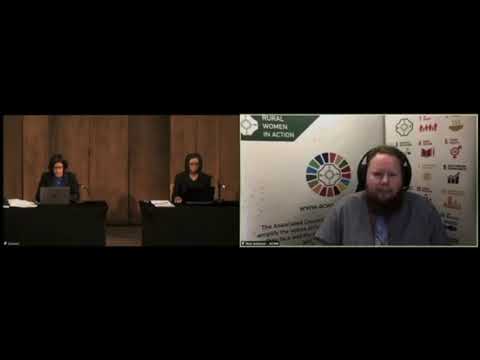 CEDAW People’s Tribunal witness Nick Newland Importance of CEDAW Article 14 on Rural Women’s Rights