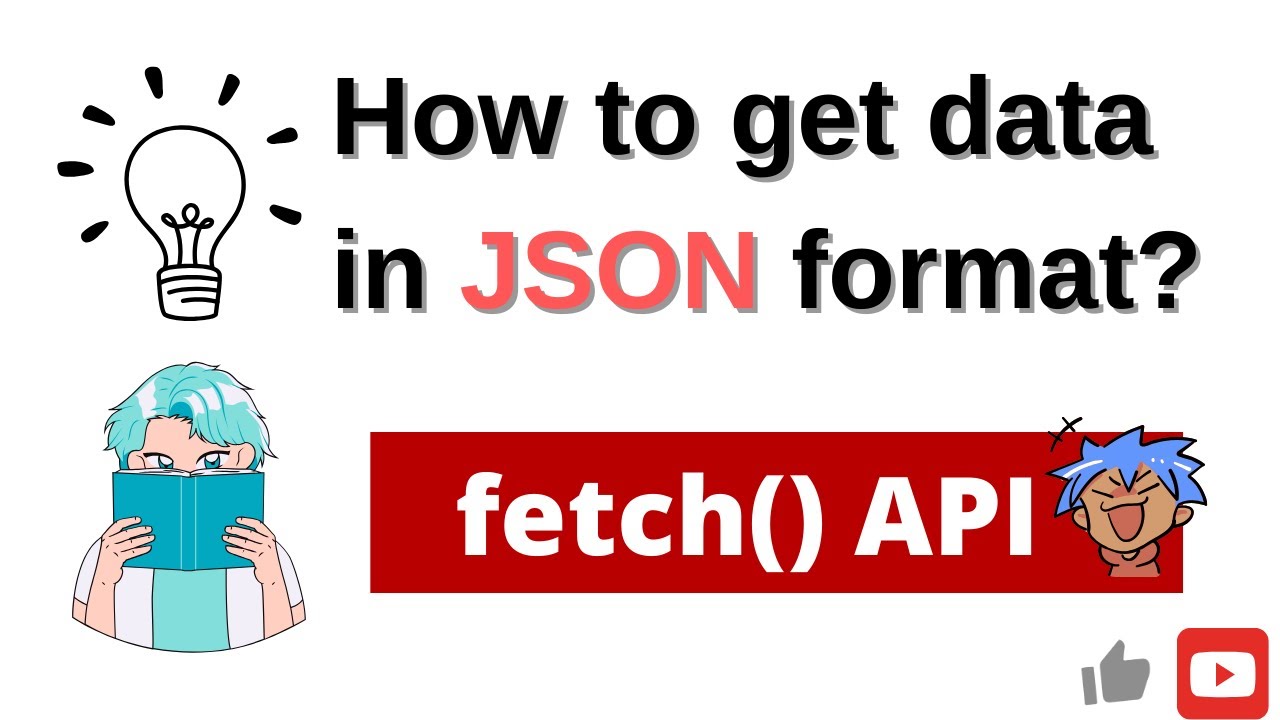 How to get response in JSON format with fetch? fetch api javascript