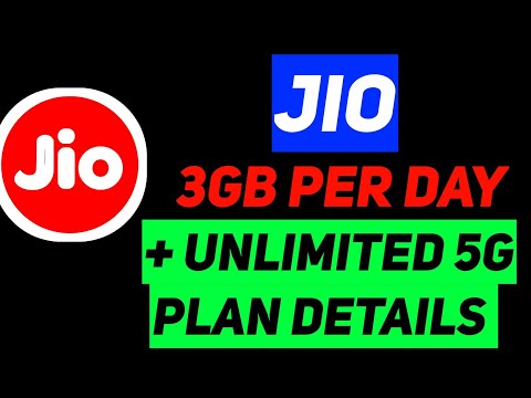 3gb per day jio plan - jio 3gb per day plan(unlimited 5g)