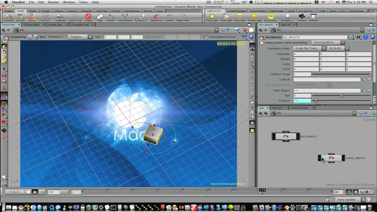 SideFX Houdini Tutorial: Animation in its Simplest Form Part 1