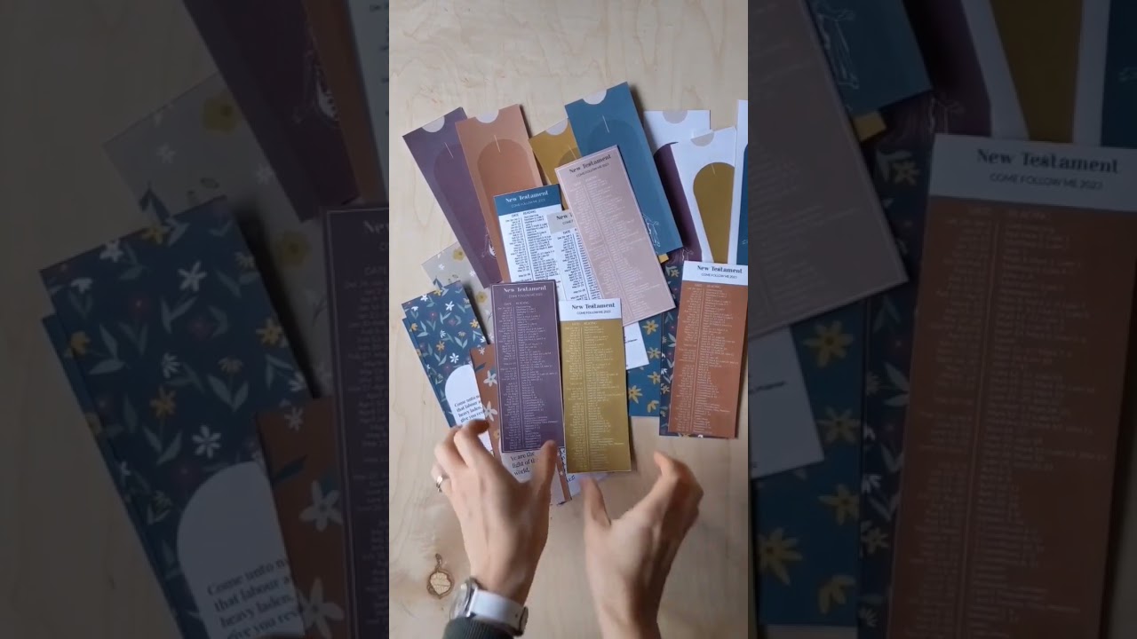 free printable bookmarks for New testament study