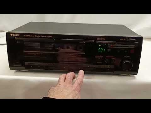 TEAC W-600R Double Cassette Deck | Reverb