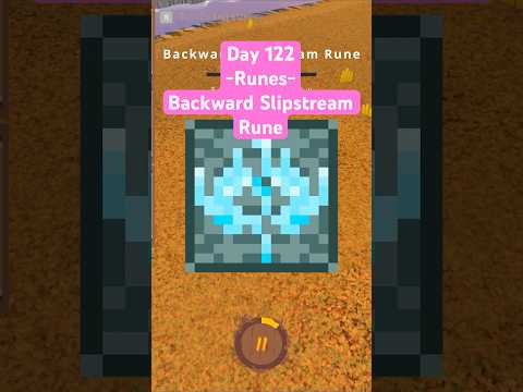 Day 122-Runes-Backward Slipstream Rune #roguelike #gaming #gamedev #indiegame #wizard #gamedesign