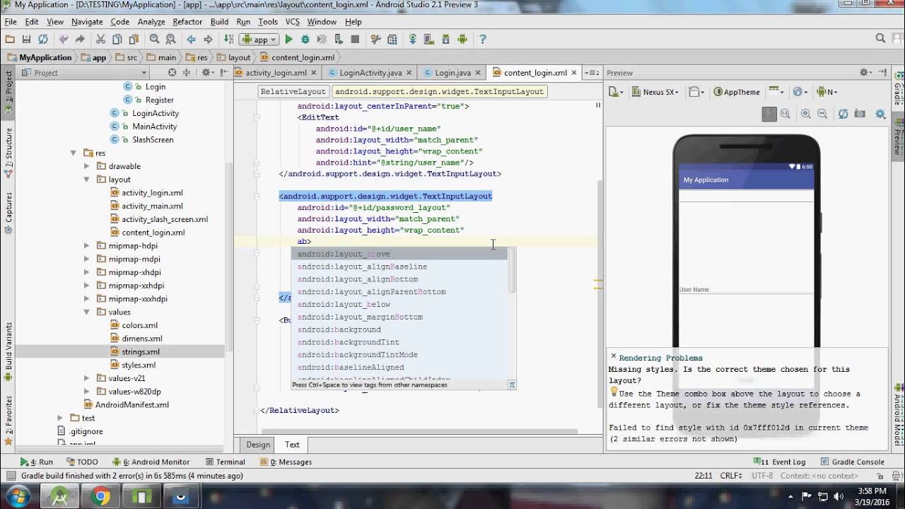 Android Tutorial 6 # Android Fragment - Session one Android Studio 2.1