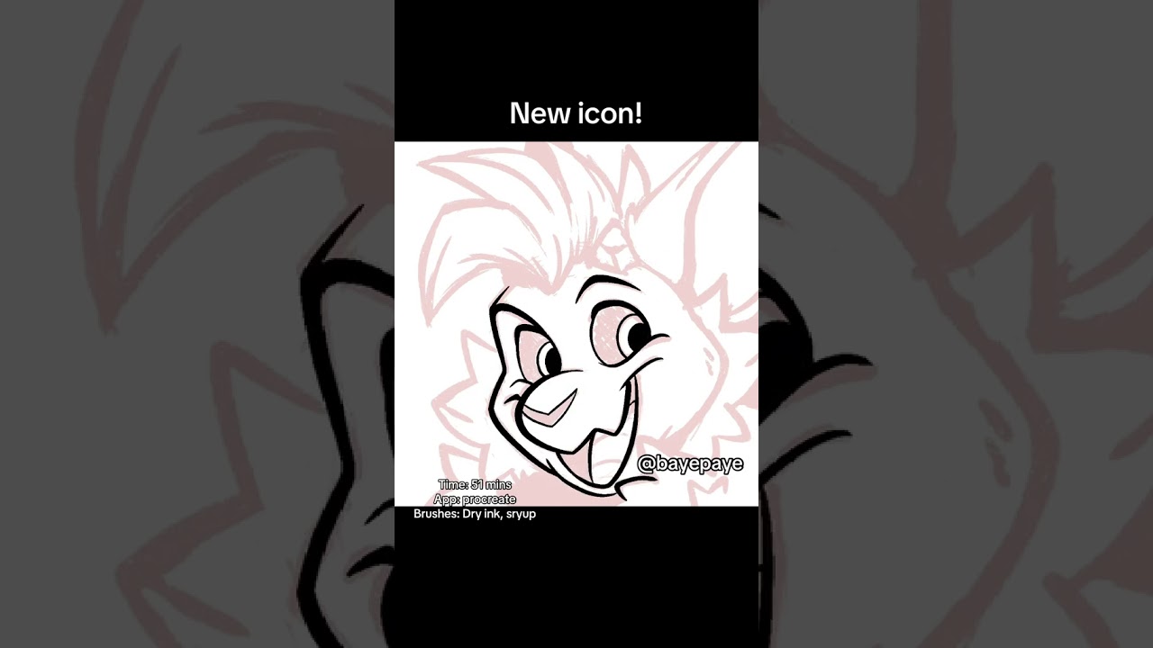 New Icon 2025! #drawing #furry #sona #pfp