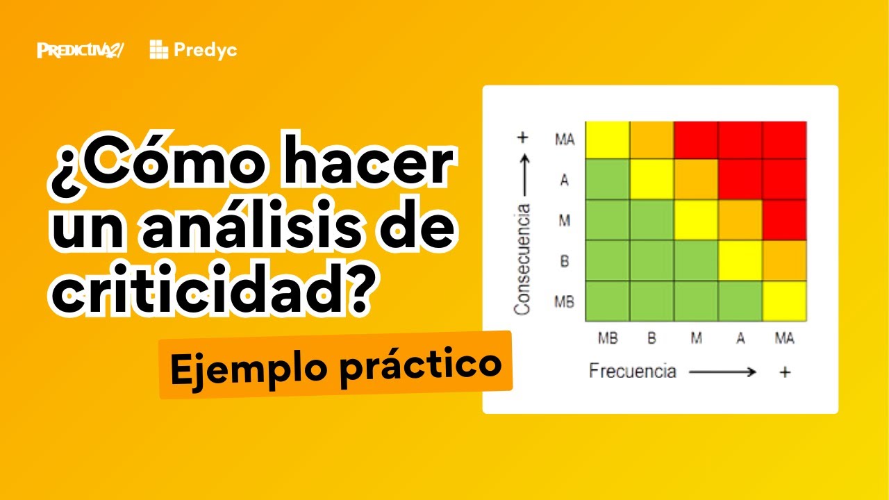 ¿Cómo hacer un análisis de criticidad? Ejemplo práctico