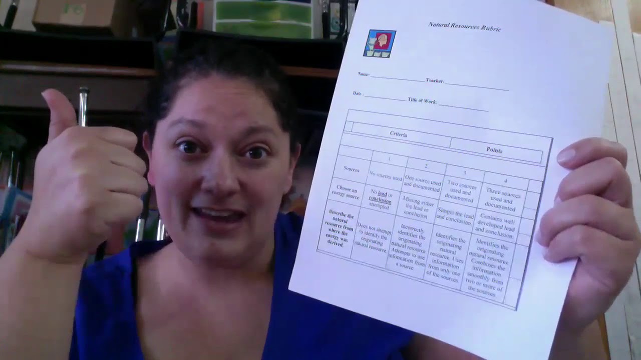 Science Rubric Video
