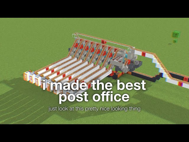 Automatic Post Office! Minecraft Map