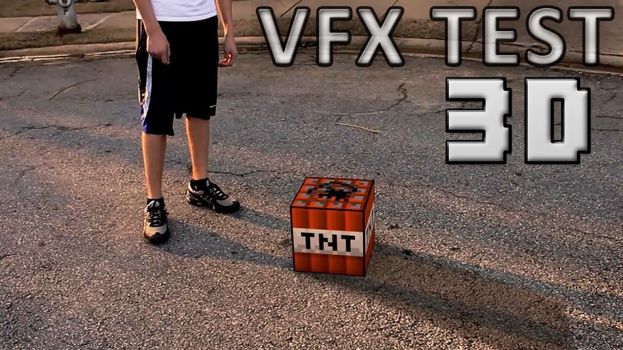 3D Minecraft TNT Block Test