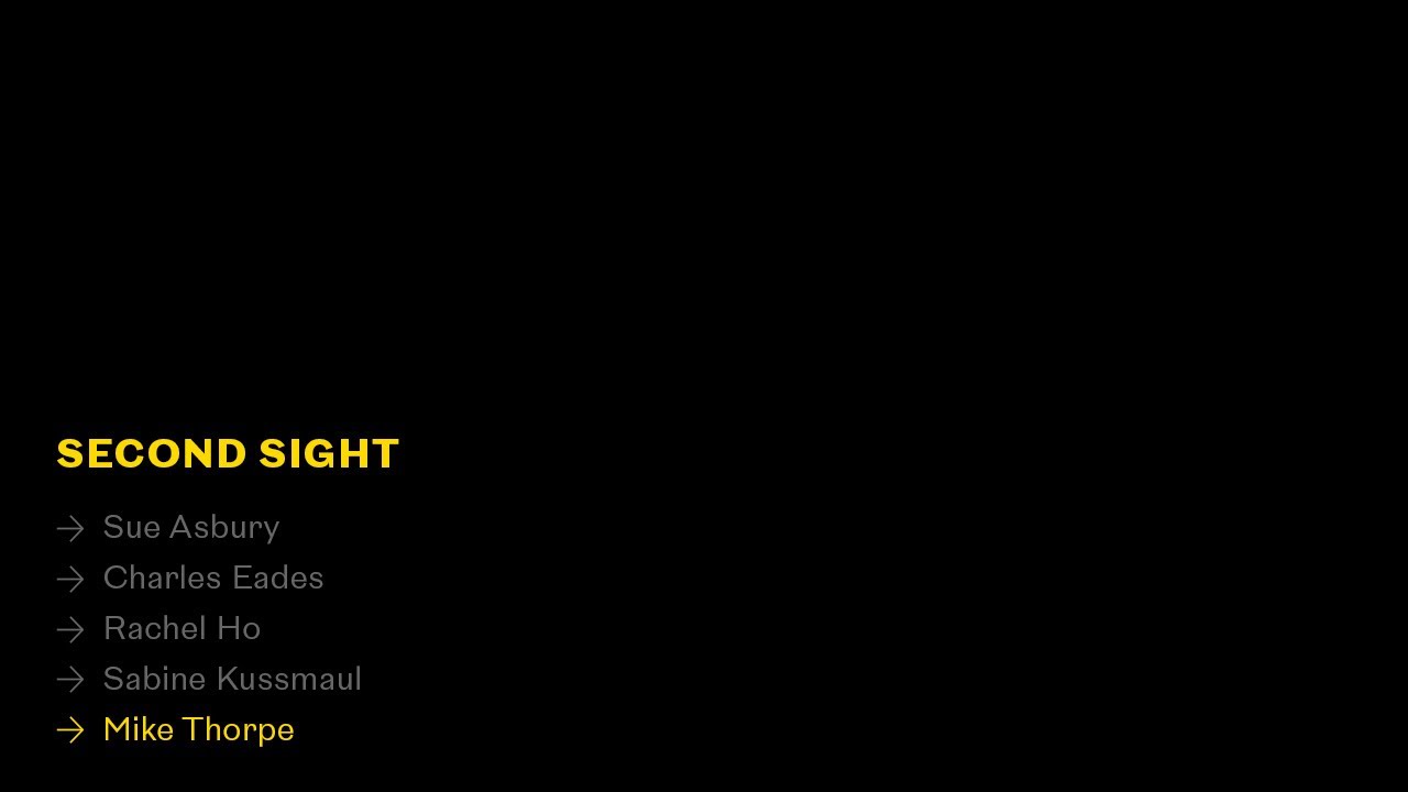 Second Sight — Mike Thorpe