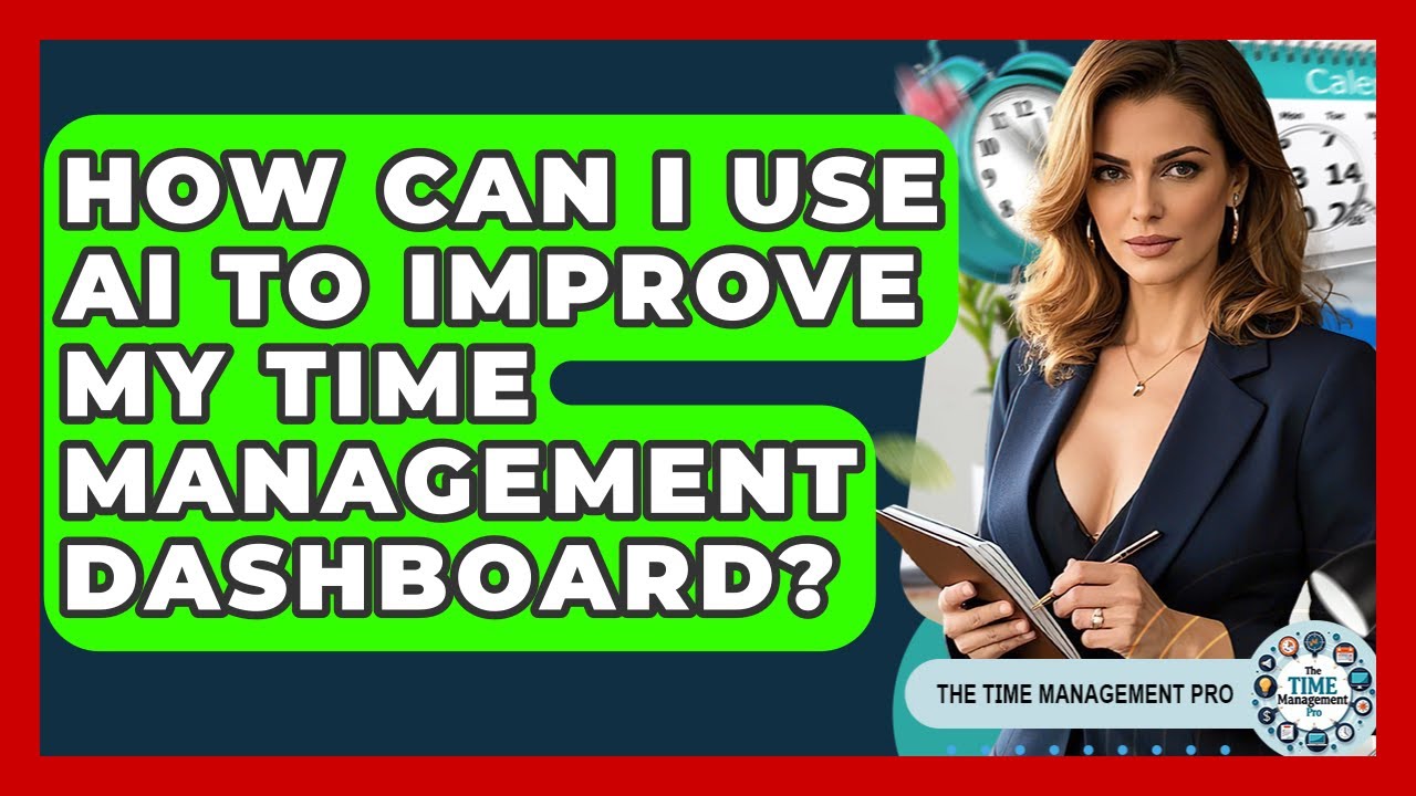 How Can I Use AI To Improve My Time Management Dashboard? - The Time Management Pro