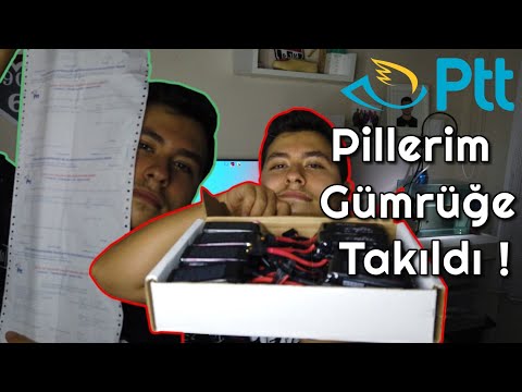 Ptt Pillerime El Koydu ! 😯 | Gümrükten Pilleri Nasıl Geri Aldım ? 💸
