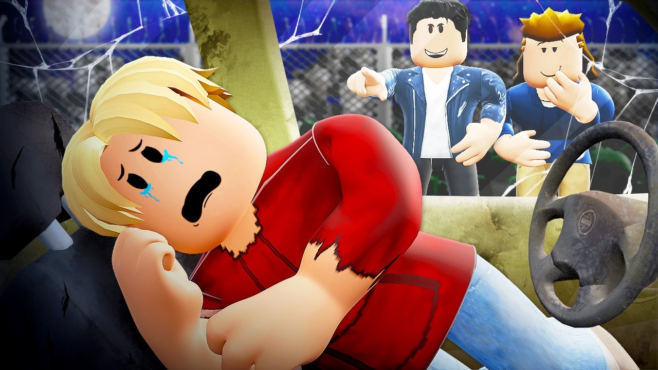 He Was FORCED to LIVE in an ABANDONED CAR... (Roblox Movie)