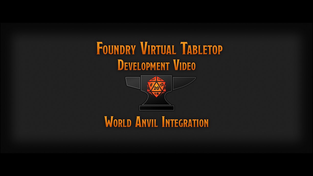 Foundry Virtual Tabletop - World Anvil Integration