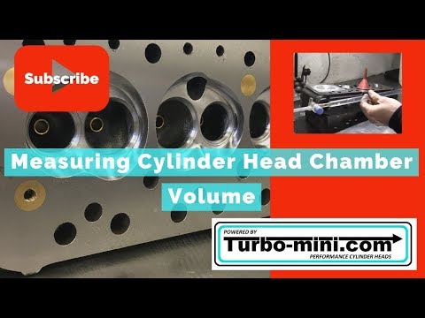 Classic Mini tech. Measuring cylinder head chamber volume, how to. Simple step by step guide.