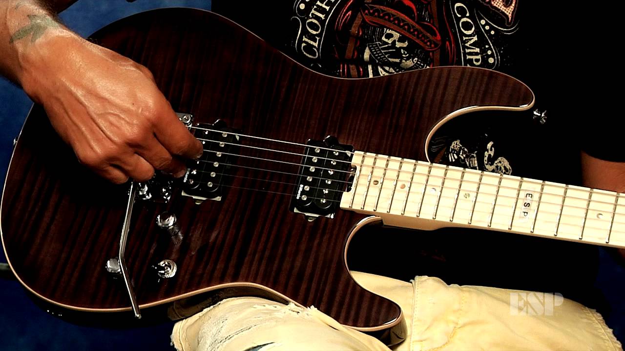 ESP Guitars: George Lynch demos the ESP E-II ST-2