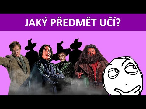HARRY POTTER KVÍZ: PROFESOŘI A PŘEDMĚTY