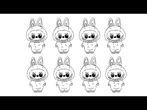Labubu Coloring Pages / How to color Popular Labubus - The Monsters