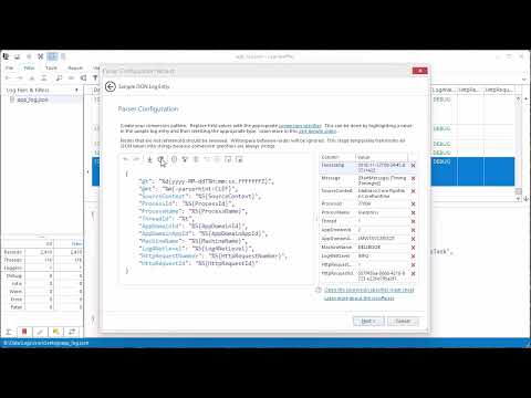 Viewing JSON log files in LogViewPlus