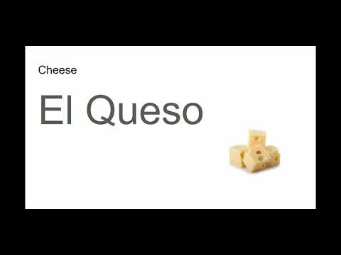 Meals In Spanish