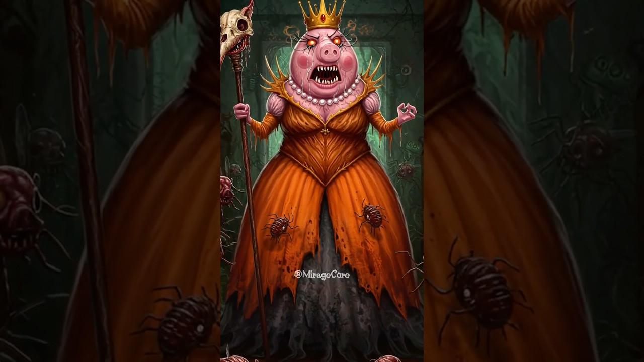 Horror peppa pig - devil from hell | horror story | scary video | fake situation #scary #horror