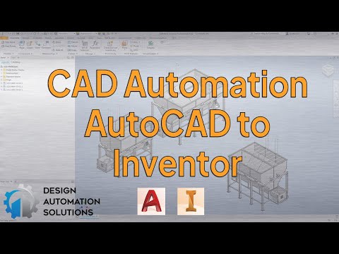 CAD Automation Example: Autocad to Inventor