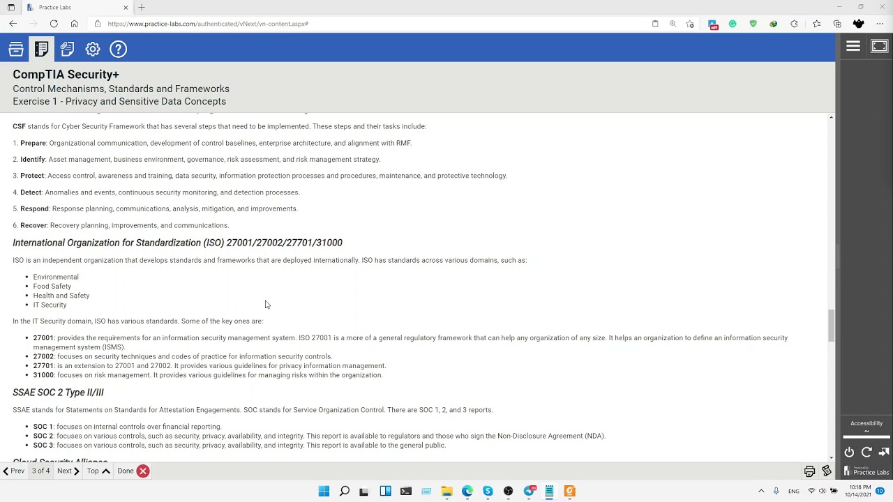 [Module 31, 32 - Control Mechanisms, Standards and Frameworks]