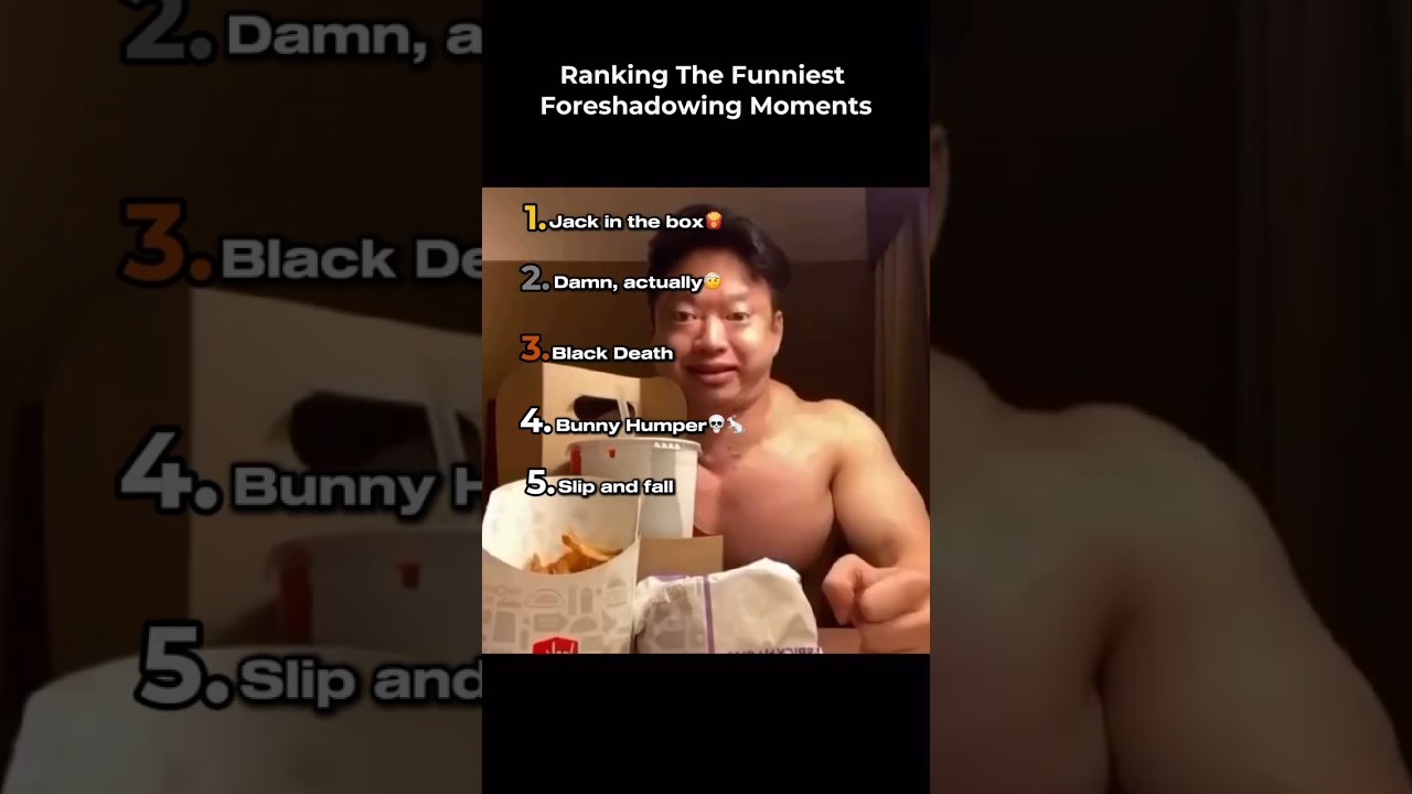 Ranking the funniest foreshadowing moments #foreshadowing #ranking