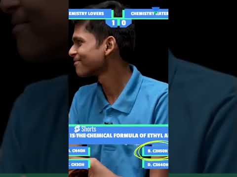 What is the chemical formula of Ethyl Alcohol?π§ͺ#shorts #jeetoppers #chemistryforjee #jeetopper #quiz