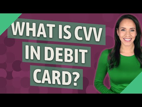 What is CVV in debit card?