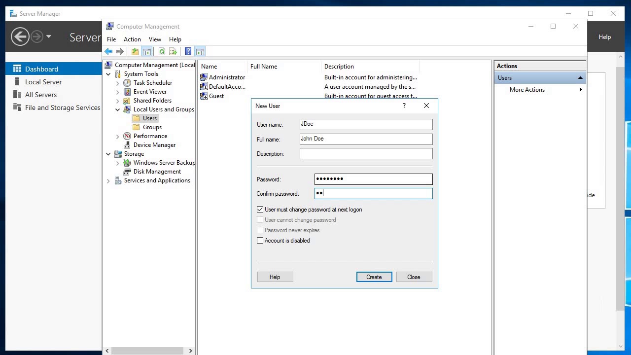 Add an Additional RDP User in Server Manager