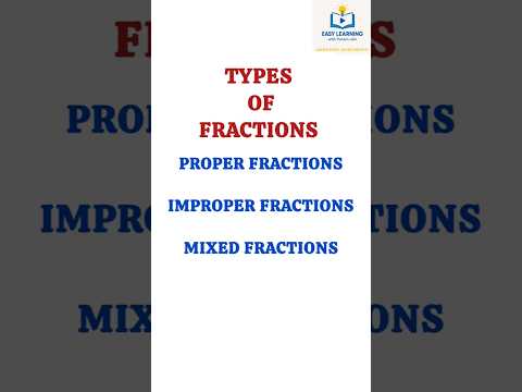 TYPES OF FRACTIONS | PROPER | IMPROPER | MIXED | MATHS | CLASS 5 #fraction #guidedmath #mathguide
