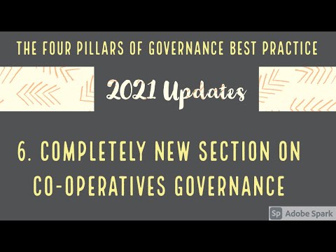Update 6 Co-operatives governance | IOD Four Pillars of Governance Best Practice 2021