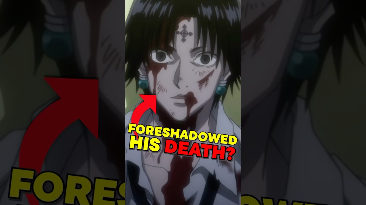 Chrollo’s Death Was Foreshadowed 😳 #animeanxiety #hunterxhunter
