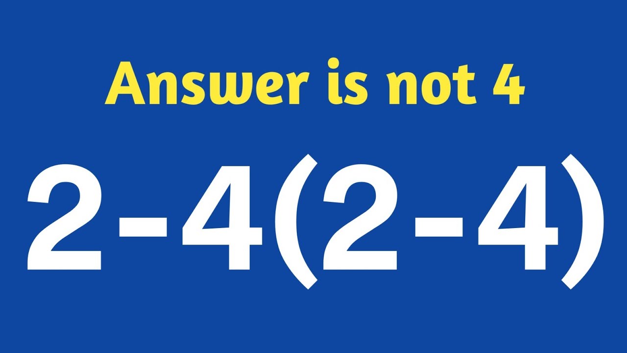 This One Math Rule Makes Everyone Disagree!