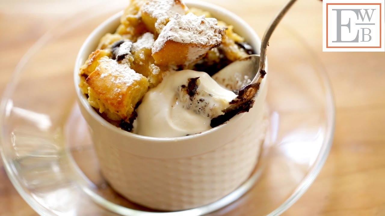 Beth's Banana Bread Pudding with Chocolate Chunks