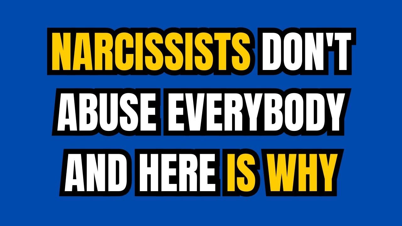Narcissists Don't Abuse Everybody And Here is Why |NPD| #narcissism