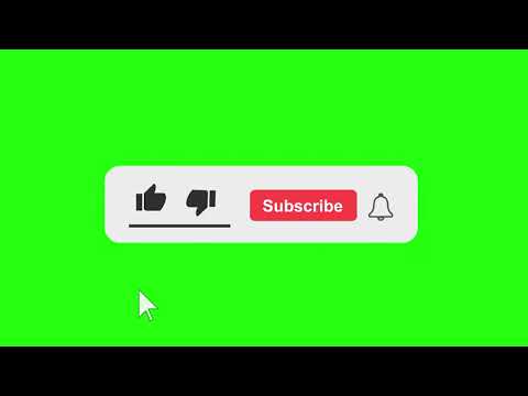 Like and subscribe green screen download