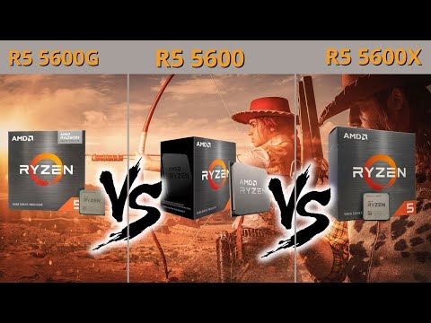 Ryzen 5 5600G vs Ryzen 5 5600 vs Ryzen 5 5600X - Teste em 8 Games