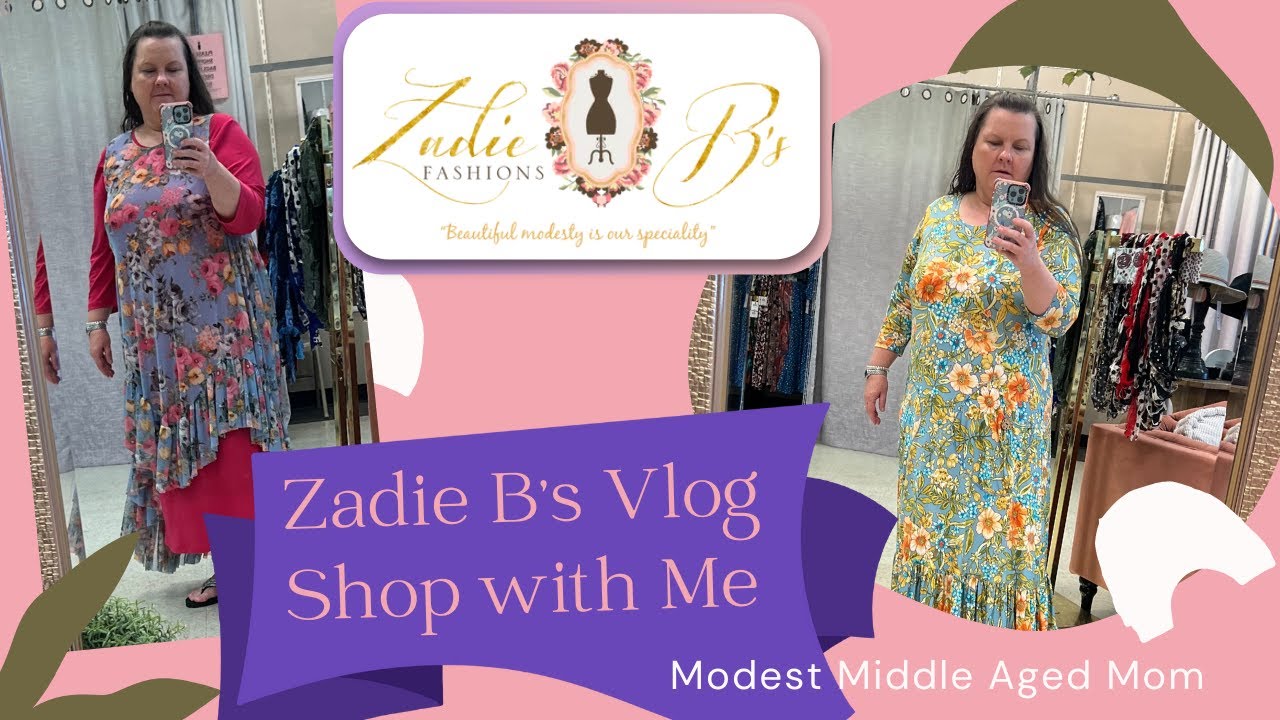 Zadie B's Shop With Me Vlog - Modest Middle Aged Mom