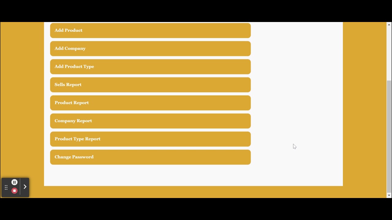 Retail Store Management System Project on C#, ASP and MySQL