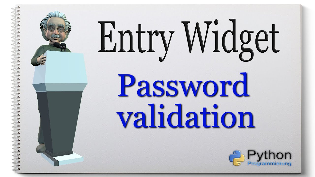Python Tkinter Entry Widget [Passwort - validation] english #5