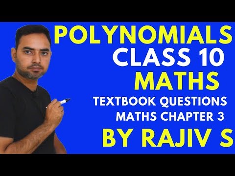 POLYNOMIALS CLASS 10 CBSE MATHEMATICS DETAILED VIDEO EXPLANATION Video ...