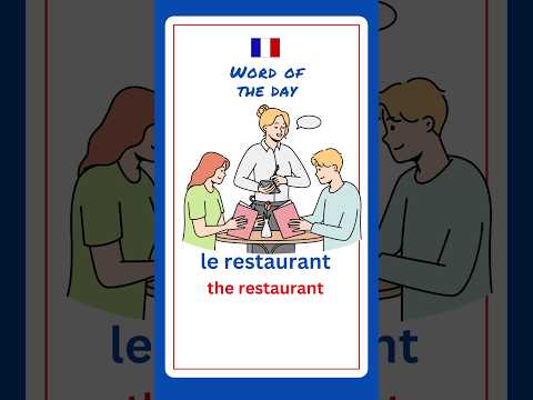 How To Say Restaurant In French | French For Beginners