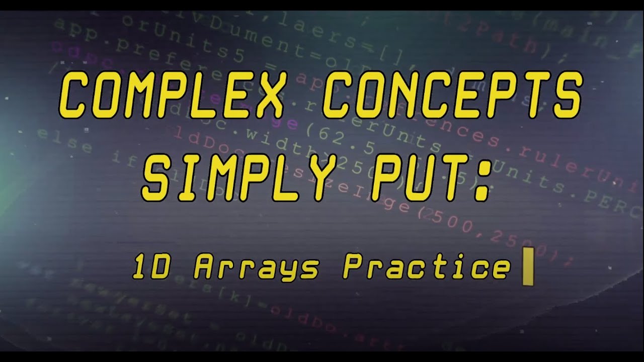 #20 - Practicing with 1D Arrays in C++