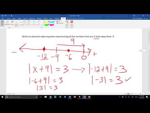 Absolute Value Word Problems - HW Help