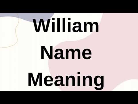 William Name Meaning