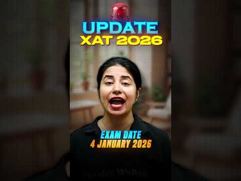XAT 2026 Registration Begins | Exam Date Out #shorts #mbawallah